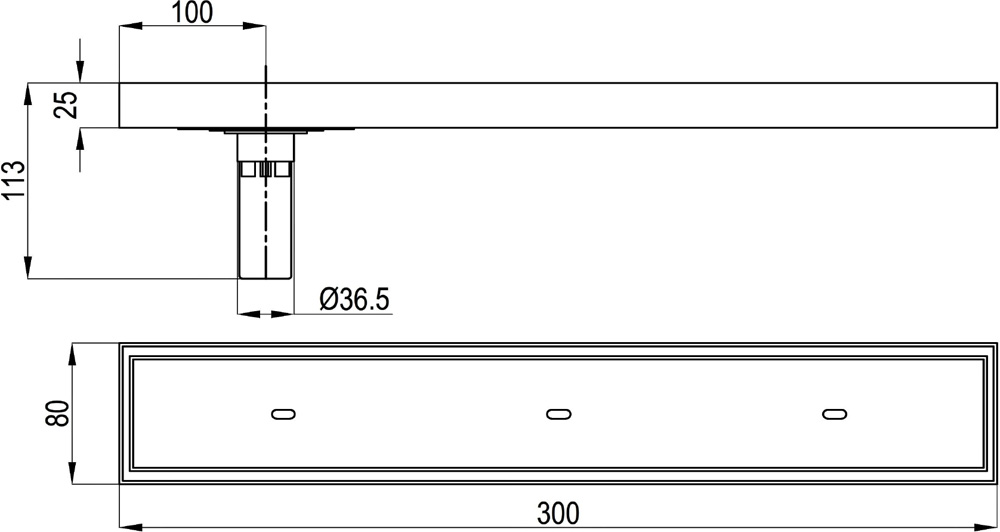 KLUDI RAK | Shower Channel RAK90720 - Tiles World Trading